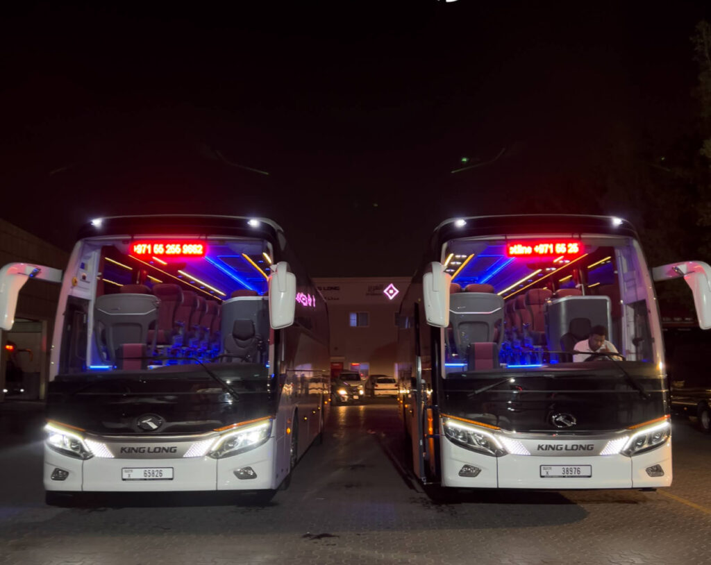 Luxury BusES Rental Dubai- Hire 20, 30, And 50 Seater With Expert Drivers
